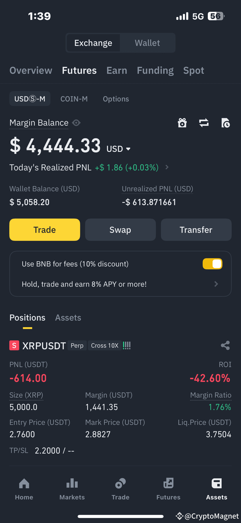 Last trade in Futures trading. If I loose this trade I’m goi ...