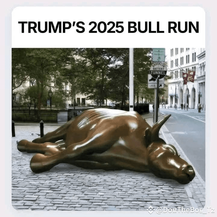 Trump promised a bull run… Tariffs unplugged the alarm. The | DonTheBos ...