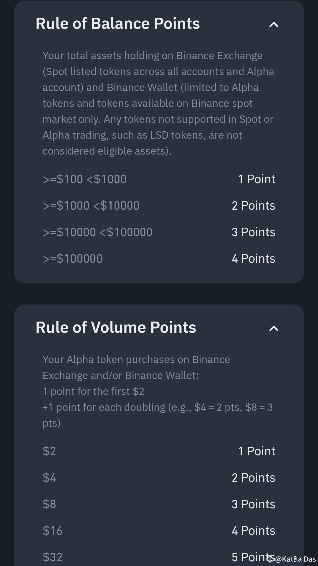Alpha Points Earning Guide 1️⃣ Holding Assets (Spot & Binan | Katha Das ...