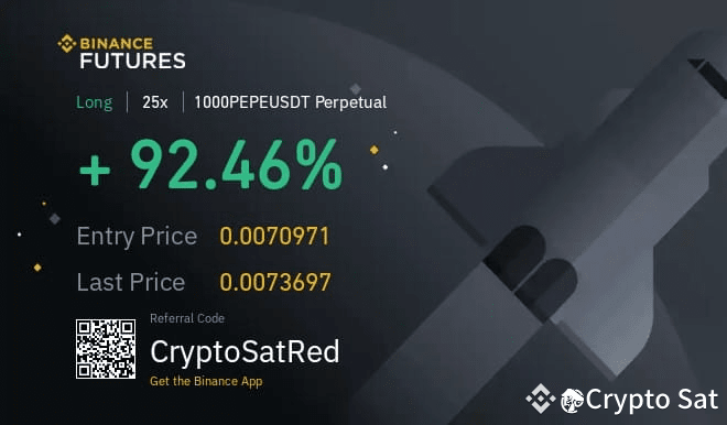 $PEPE achieved Target 2 ️ #CryptoSat | Crypto Sat on Binance Square