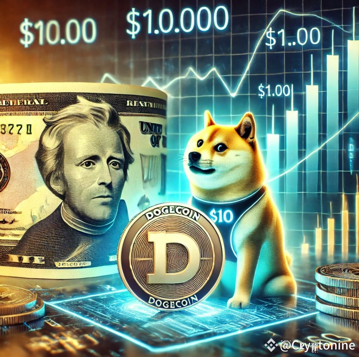 Investing $10 in Dogecoin (DOGE) today, with its current pri ...