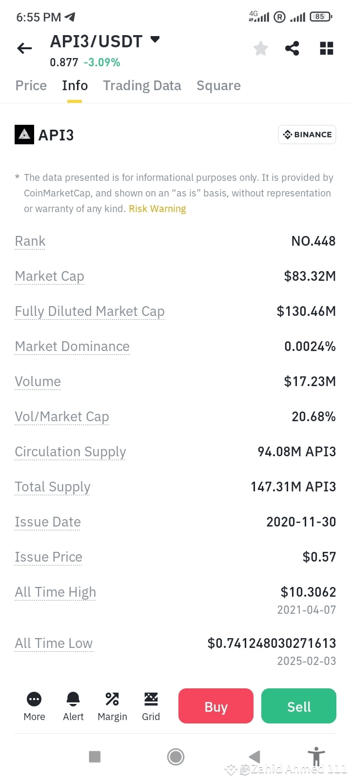 $API3 🚀💵💯 This coin has been newly launched in the market | Zahid Ahmed 111 on Binance Square