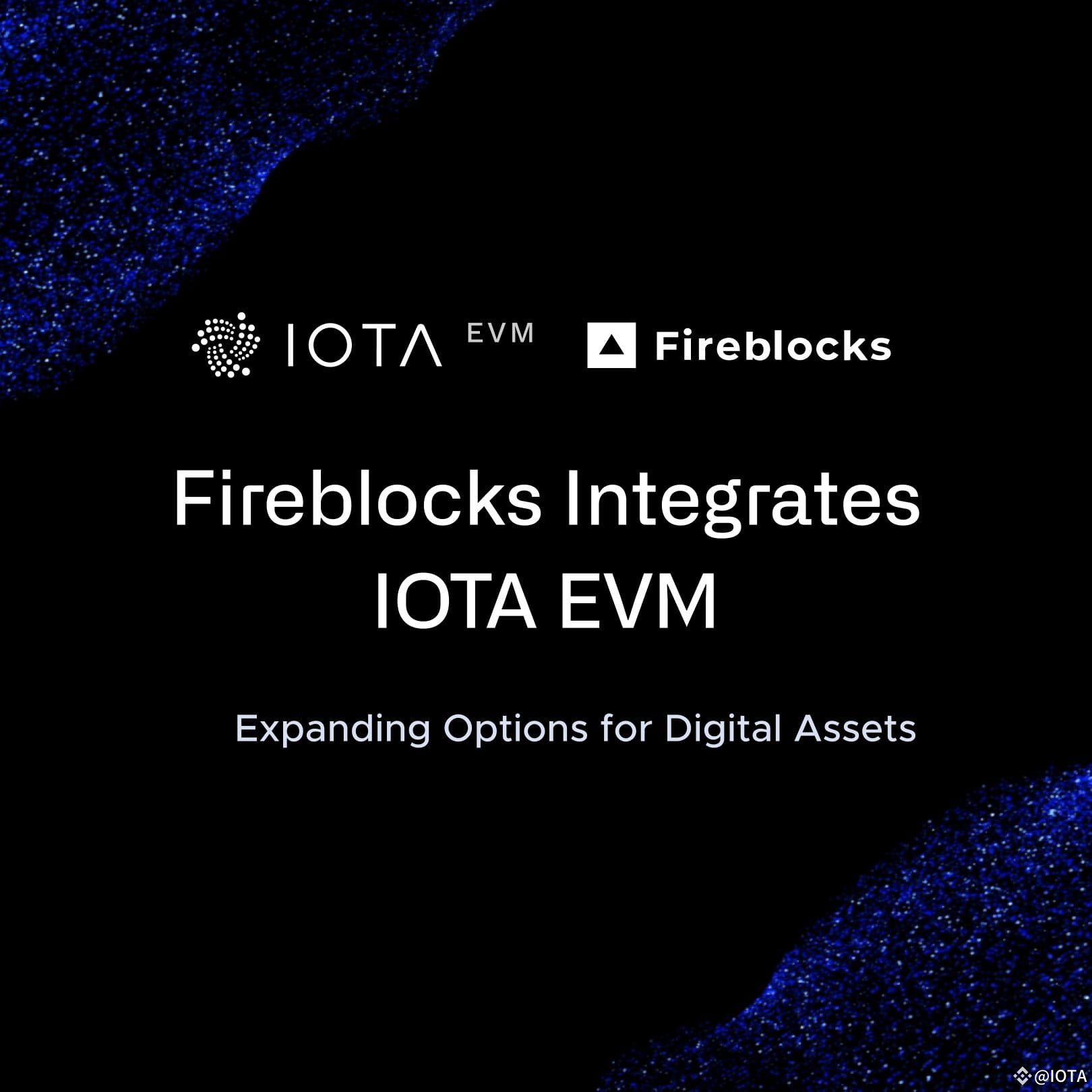 👏 Excited to share @FireblocksHQ integrated #IOTAEVM, bring | IOTA on ...