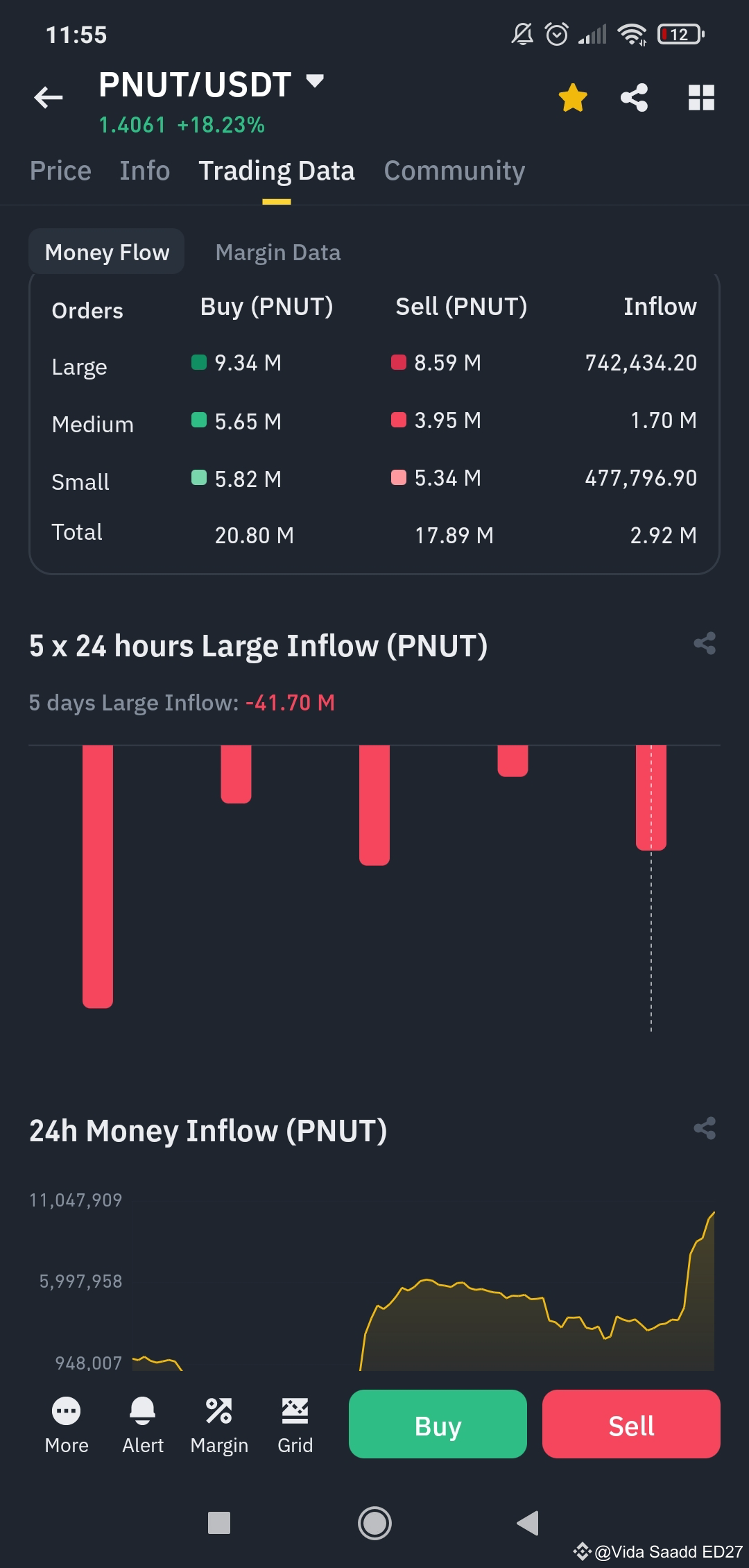 $PNUT it's time to sell short | Vida Saadd ED27 on Binance Square