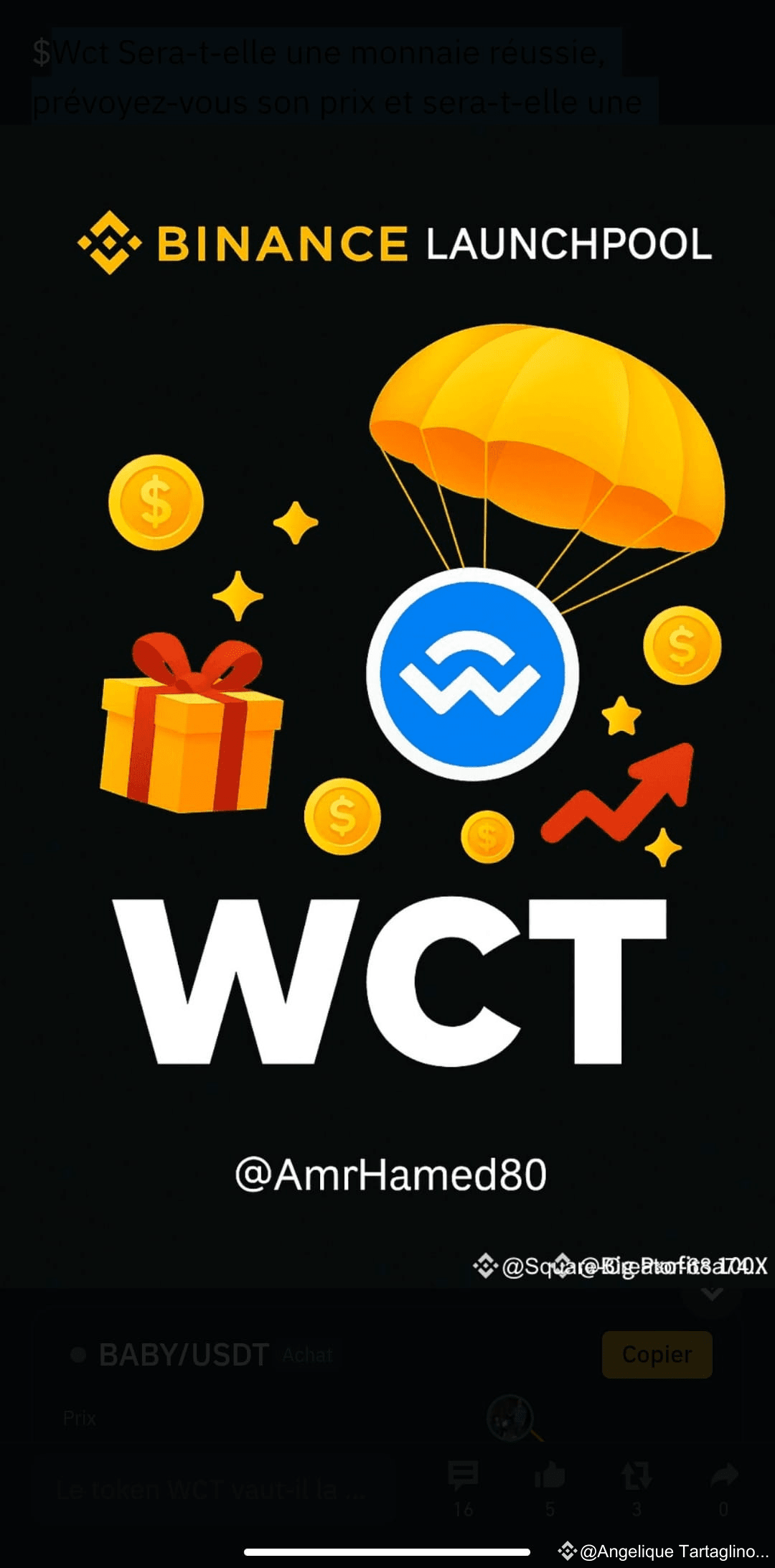 Will Wct be a successful currency, do you forecast its price ...