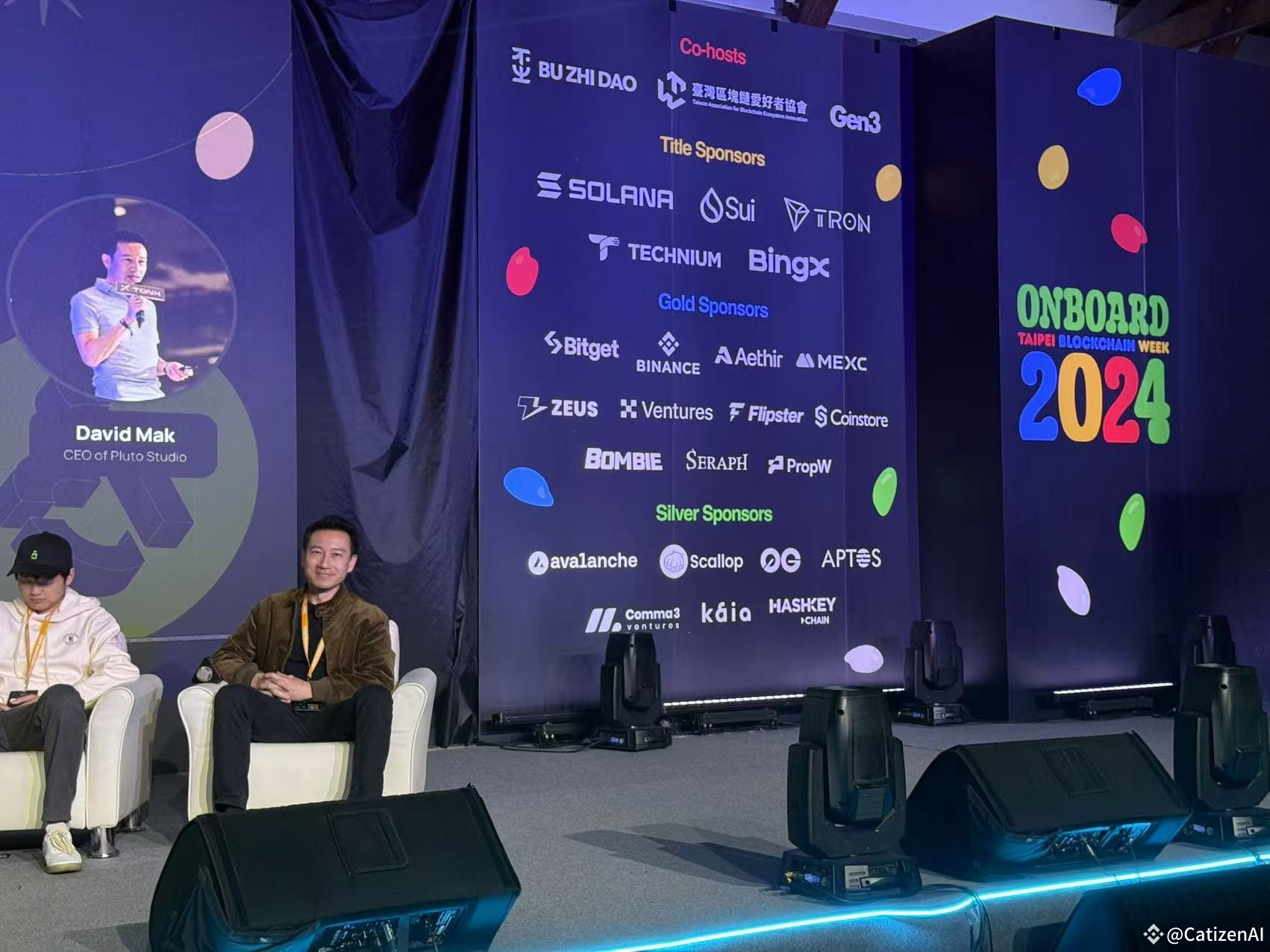 Pluto Studio’s CEO, David Mak, shared at #TBW2024: @Bombie_x | CatizenAI on Binance Square
