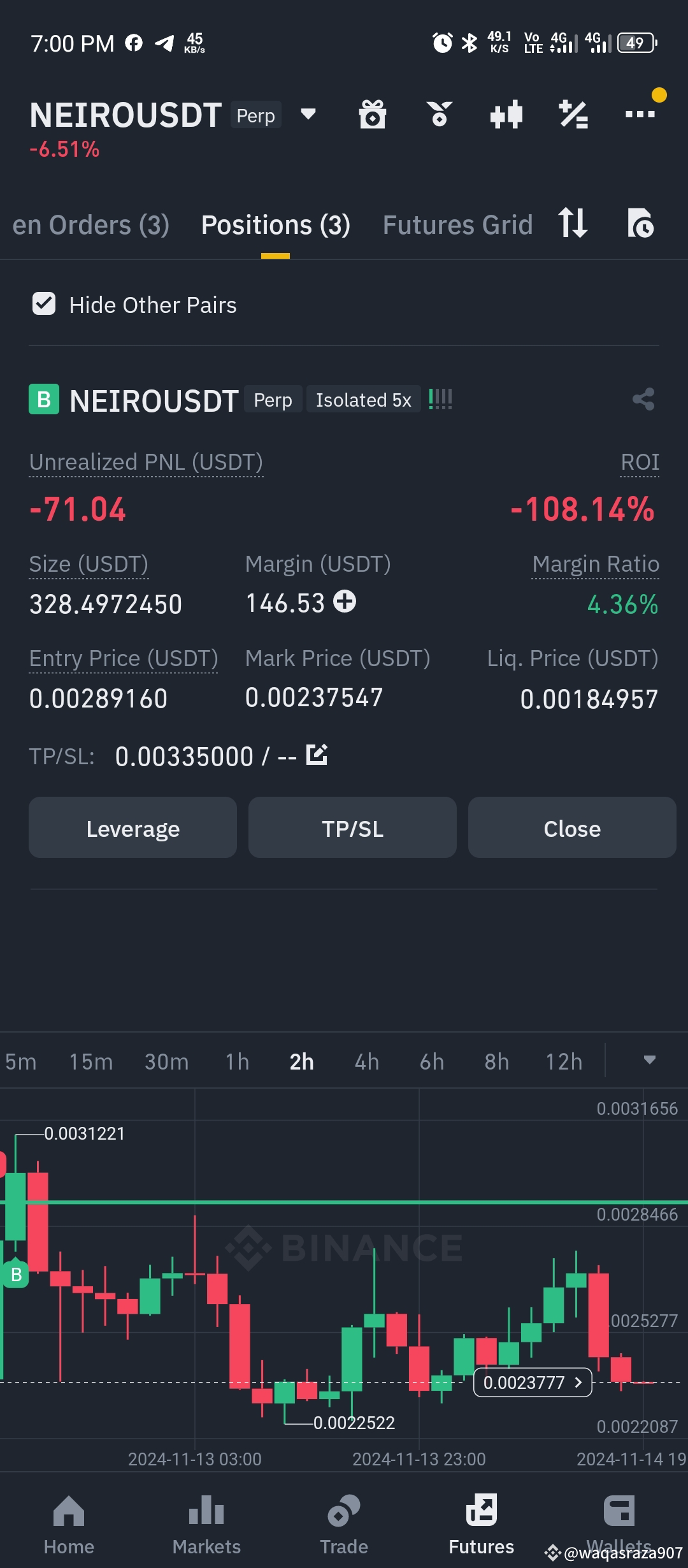 $NEIRO go up please. what I do now? guys I need senior adv ...