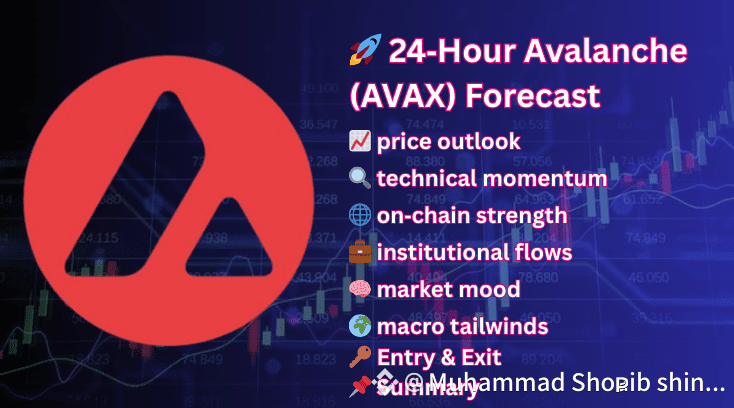 📅 24-Hour Avalanche (AVAX) Forecast AVAX is currently price | Muhammad Shoaib shinwari on ...