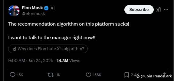 Elon Musk： The recommendation algorithm on this platform su ...