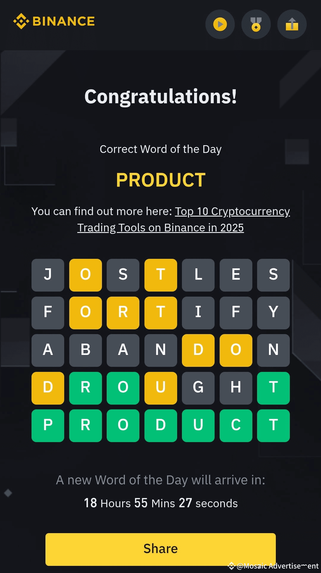 Hello Binance World ... It's time to energize Mind #Binance | Mosaic Advertisement on Binance Square