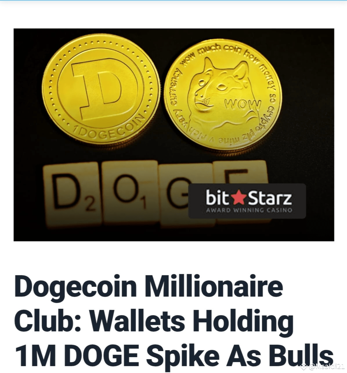 $DOGE Target $1 | Msaidi21 on Binance Square