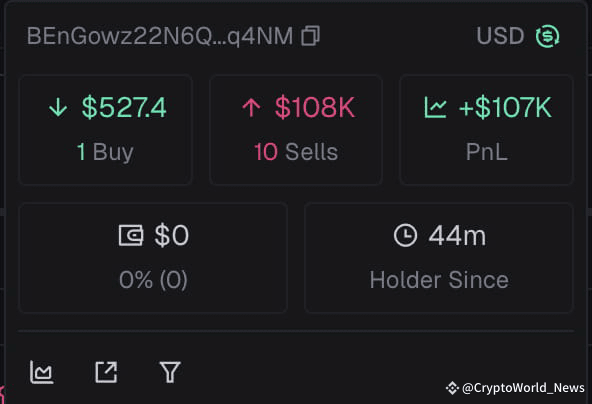 this guy turned $500 into over $100k in less than 1 hour😳 | CryptoWorld_News on Binance Square