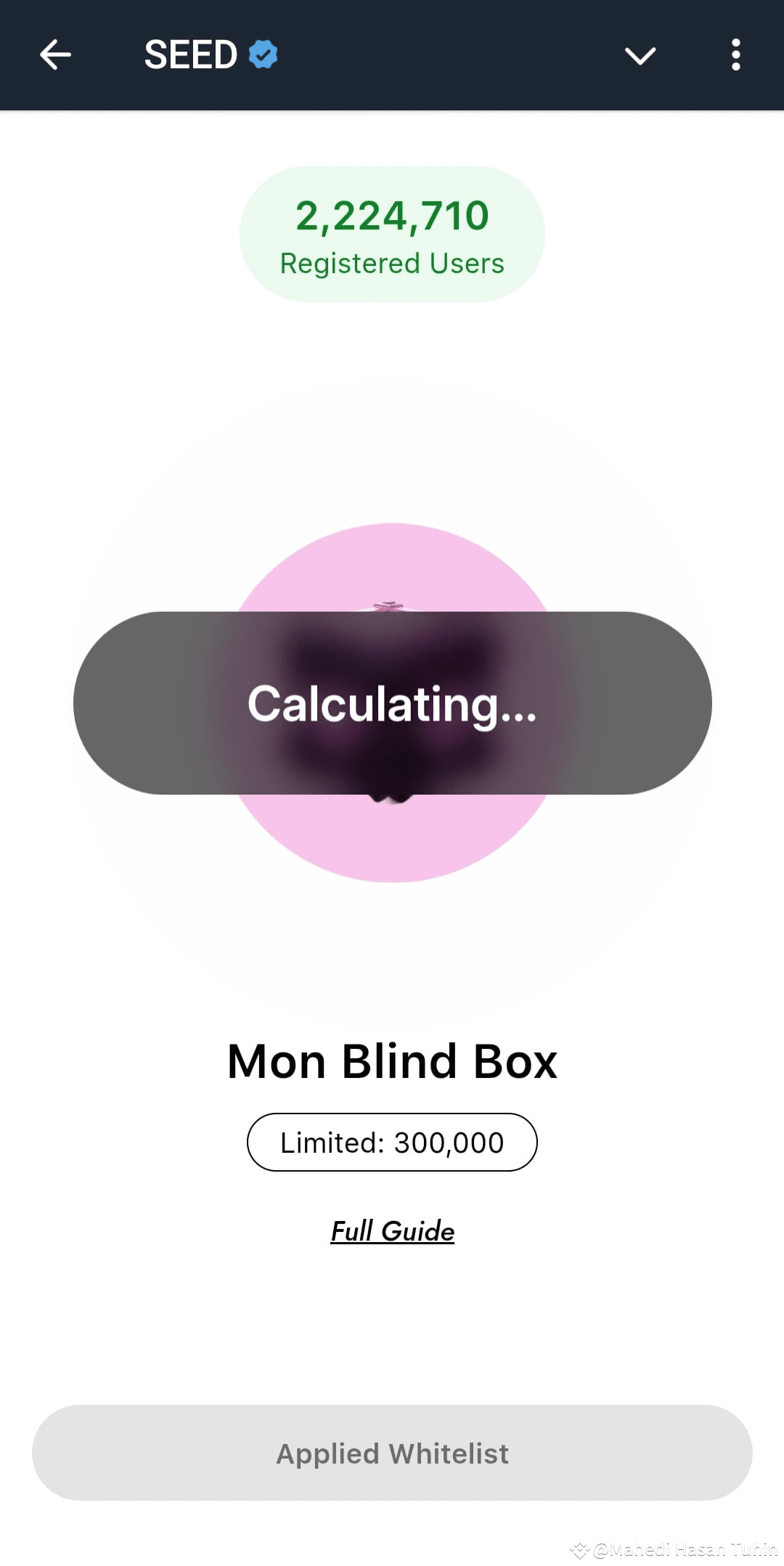 $SEED token details, streamlined for clarity as of February | Mahedi ...