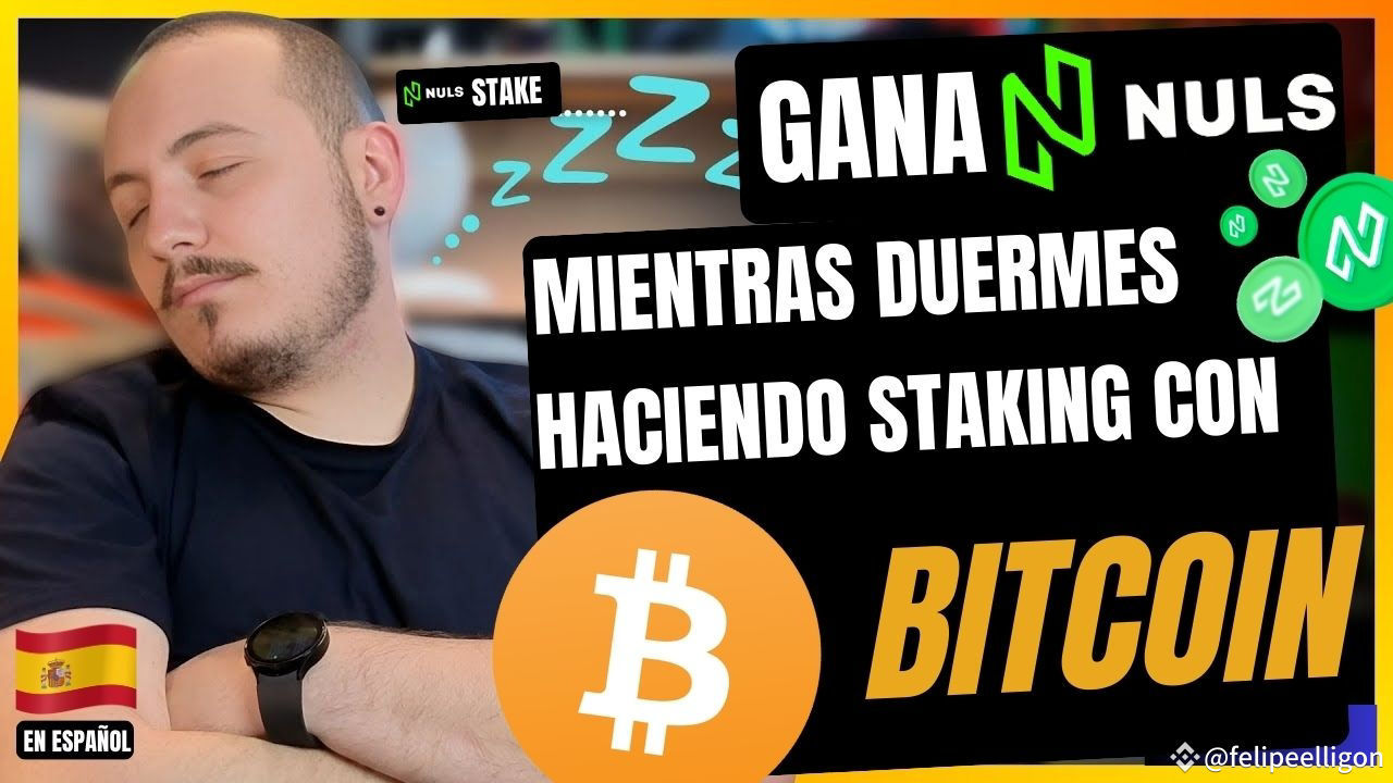 Earn #NULS by staking with #Bitcoin Did you know that Nuls | felipeelligon on Binance Square