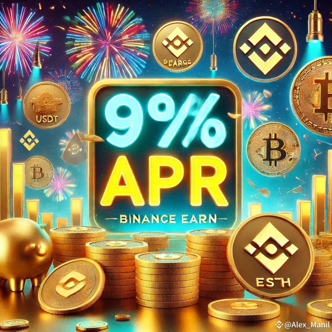 🎉 APR Carnival on Binance Earn – Up to 9% APR! 🚀 💰 Boost | Alex_Manil ...