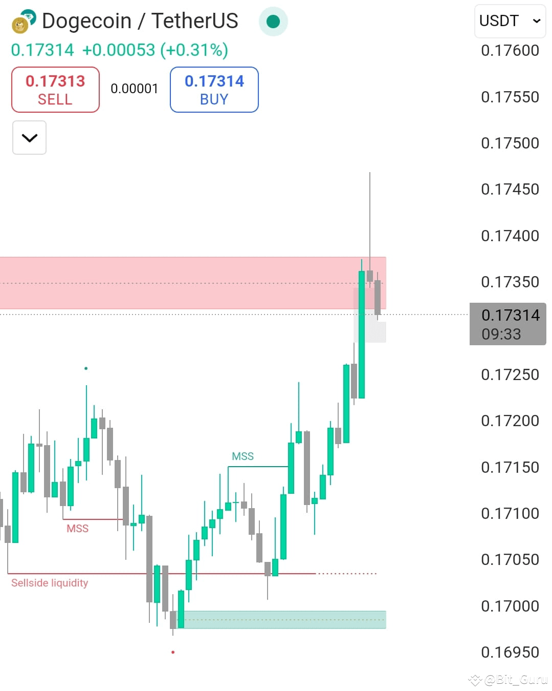 🐶🚀 $DOGE – Ready for a Move? 🔹 Current Price: $0.17314 | Bit_Guru on Binance Square