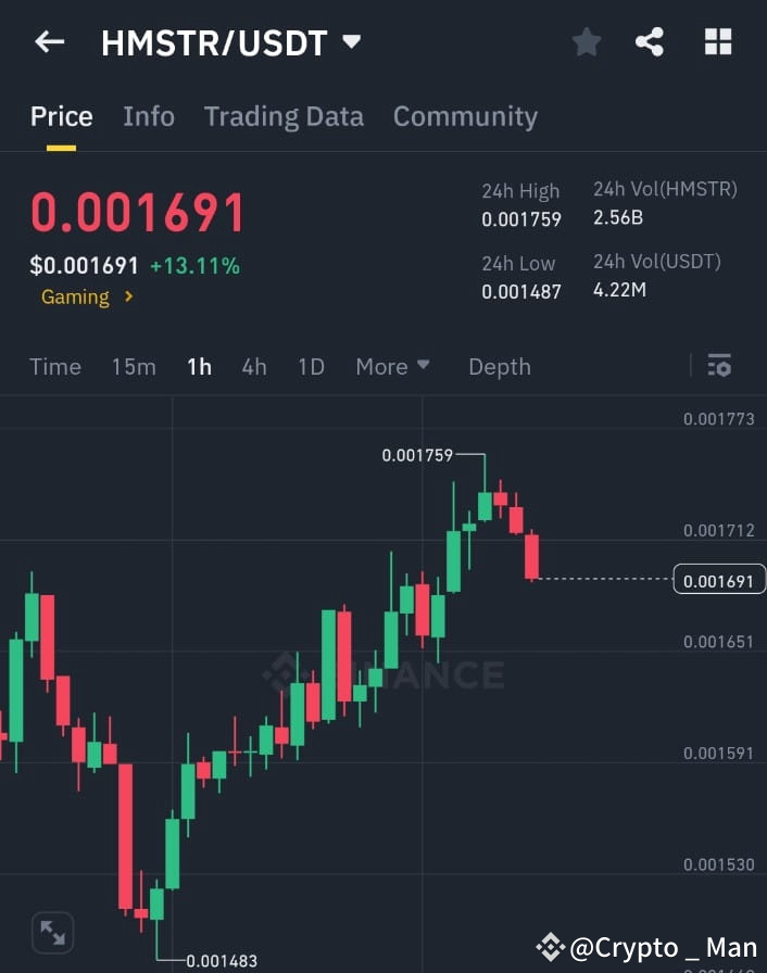 🚀🔥 $HMSTR /USDT – Bullish Momentum Continues! 💎💰 📊 M | Crypto _ Man on Binance Square