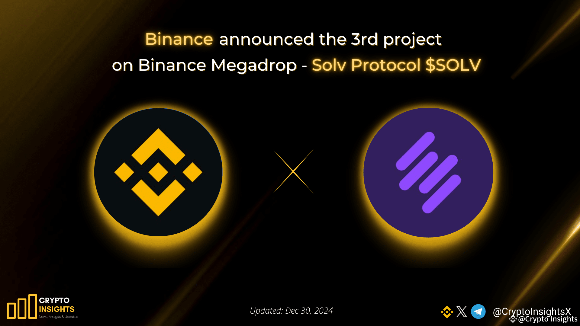 📢 Binance announced the 3rd projecton Binance Megadrop - So | Crypto Insights on Binance Square
