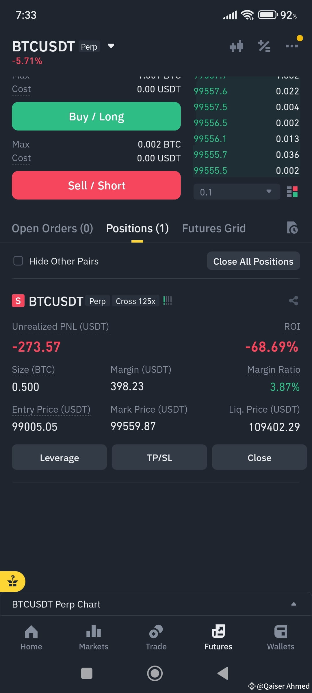 $BTC now what happened with you 😞 | Qaiser Ahmed on Binance Square