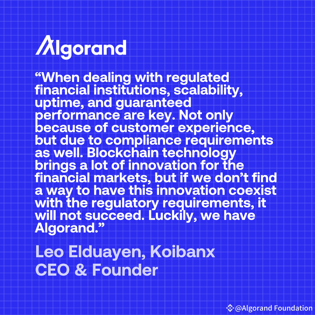 “Luckily, we have Algorand” - @leoelduayen, Found & CEO of @ | Algorand ...
