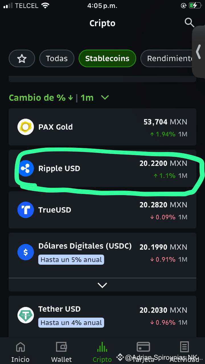 RLUSD the stable coin from Ripple is now available 1:1 with | Liquidado ...