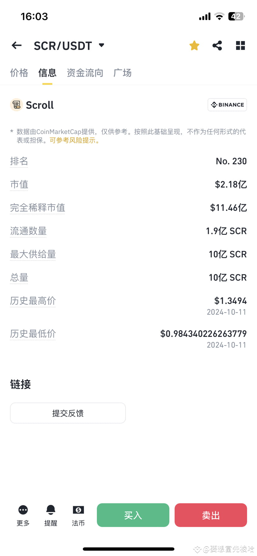 Isn't the 200 million market value of SCR too low? ? #scroll | 要想富先梭哈 ...