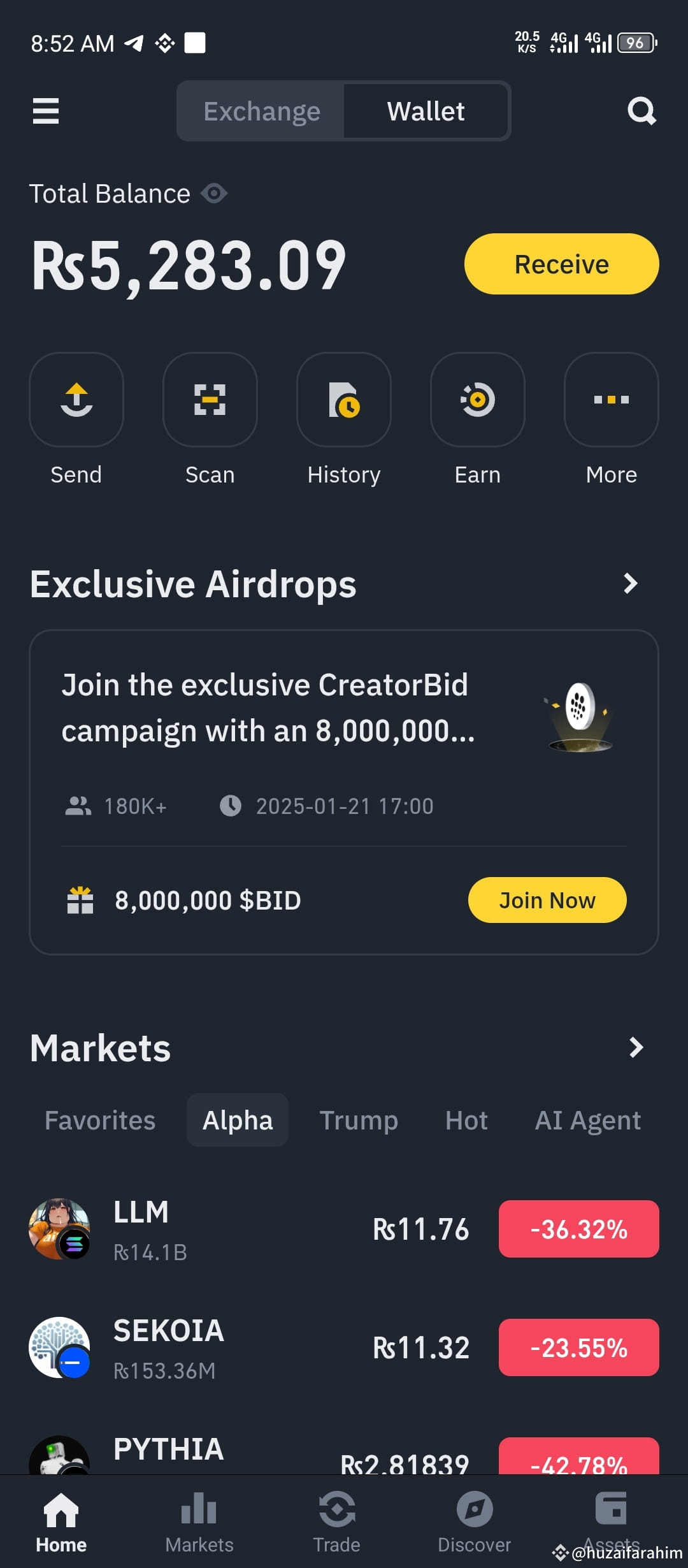 how can I transfer this balance from Binance web 3 wallet to ...