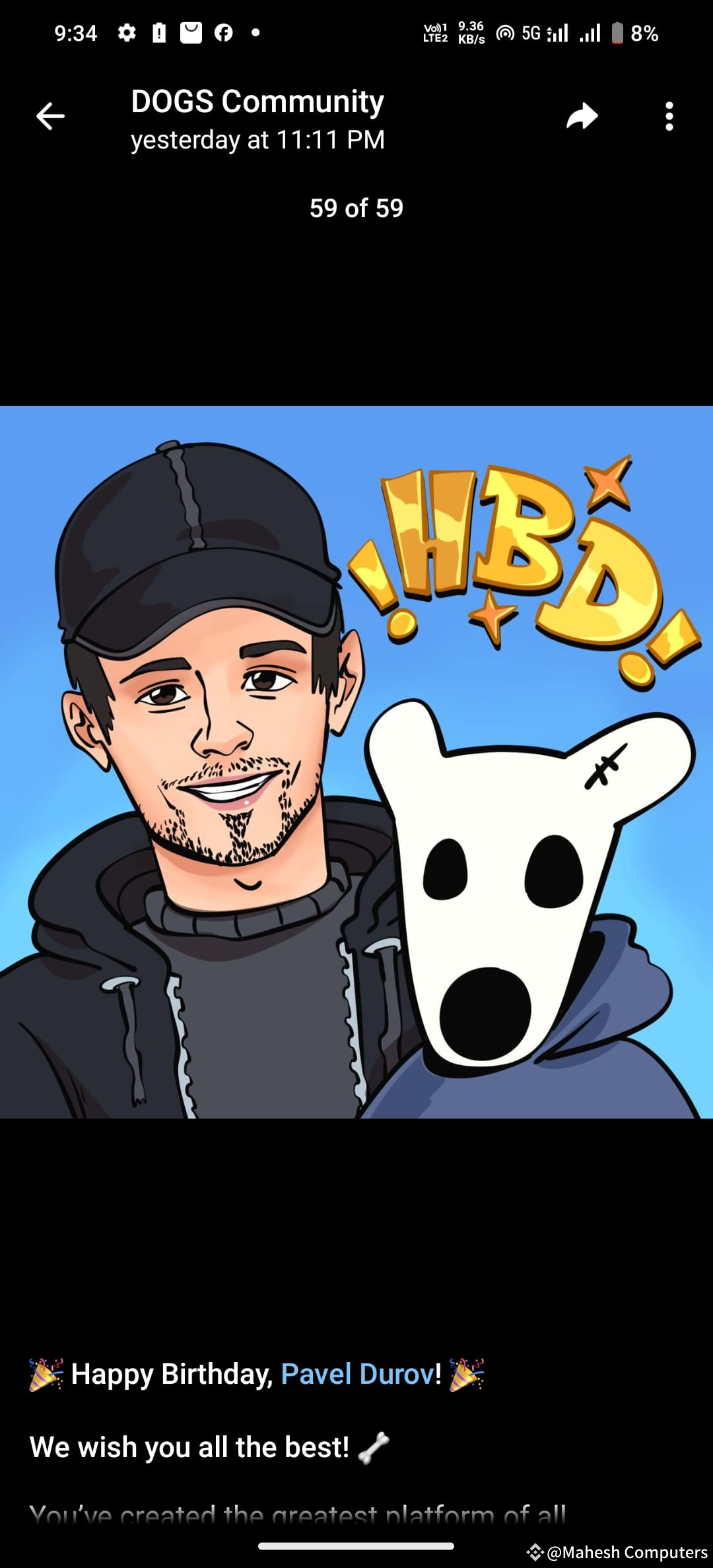 $DOGS big scam for release telegram owner pavel durov collec | Mahesh ...