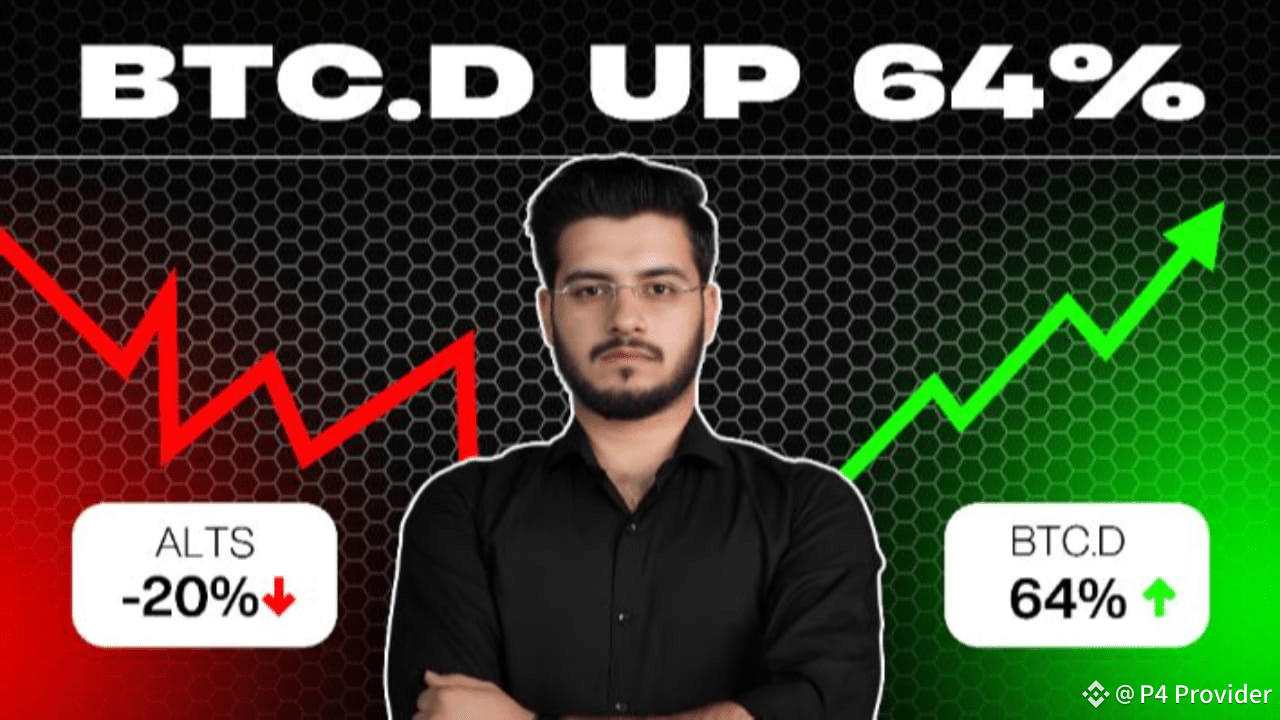 Bitcoin Dominance Rising || Sell ALTs? | P4 Provider on Binance Square