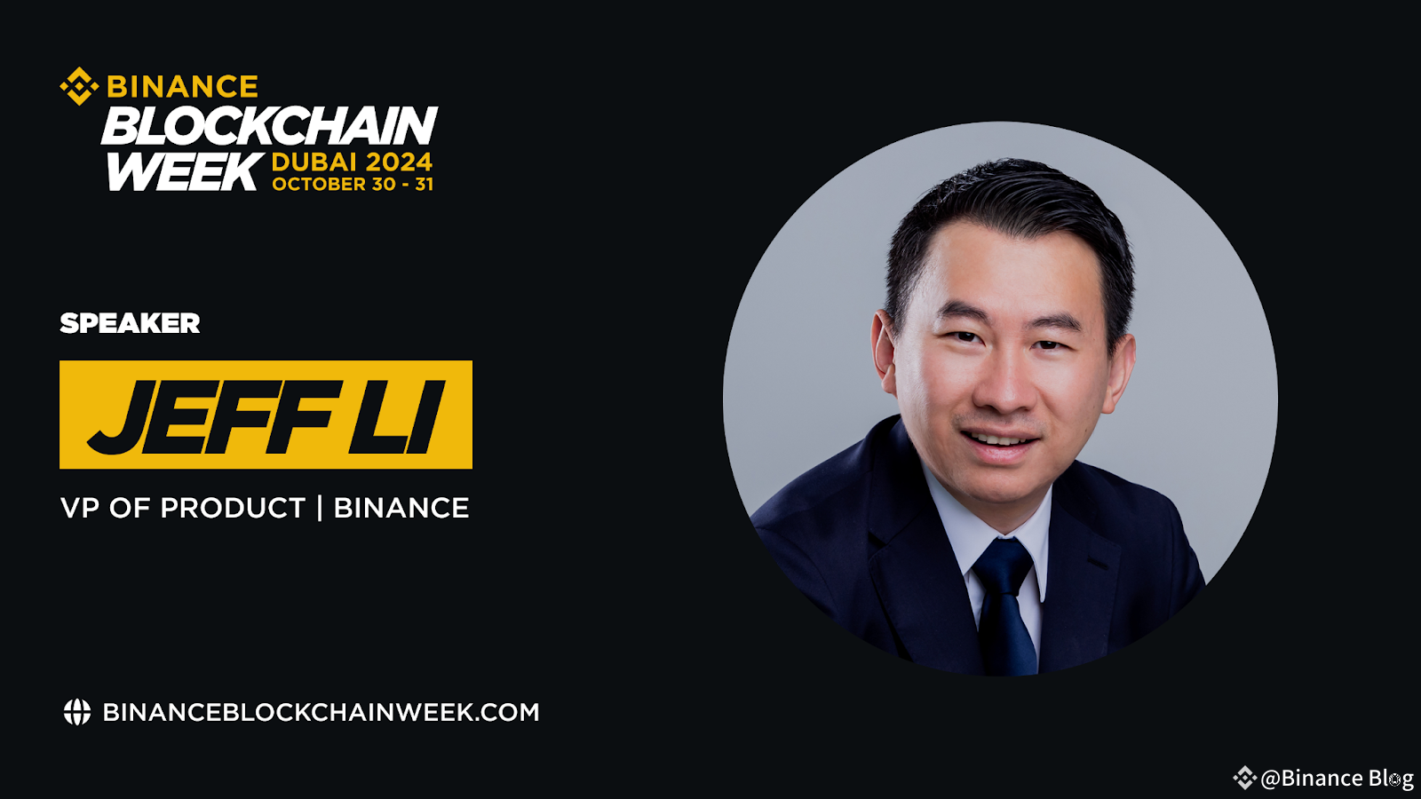 Binance Announces Jeff Li as VP of Product at Binance Blockchain Week ...