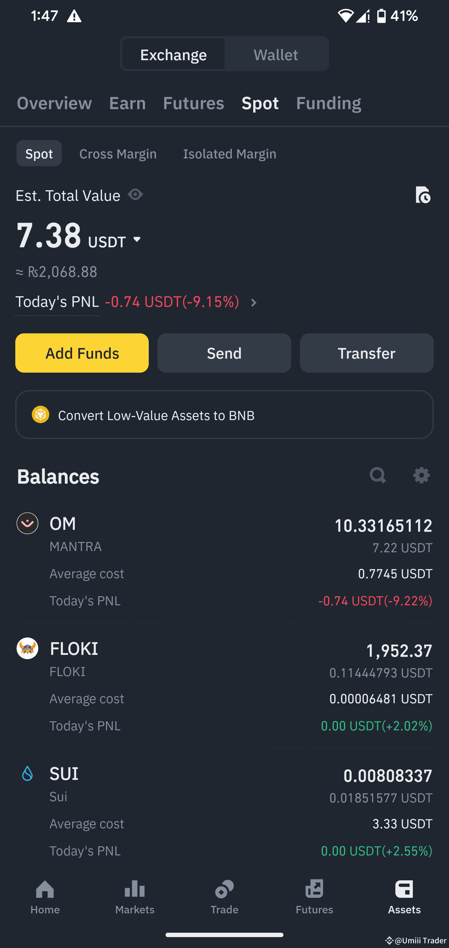 #OM coin Investment 39$ Remaining 7$ 🫣 | Umiii Trader on Binance Square