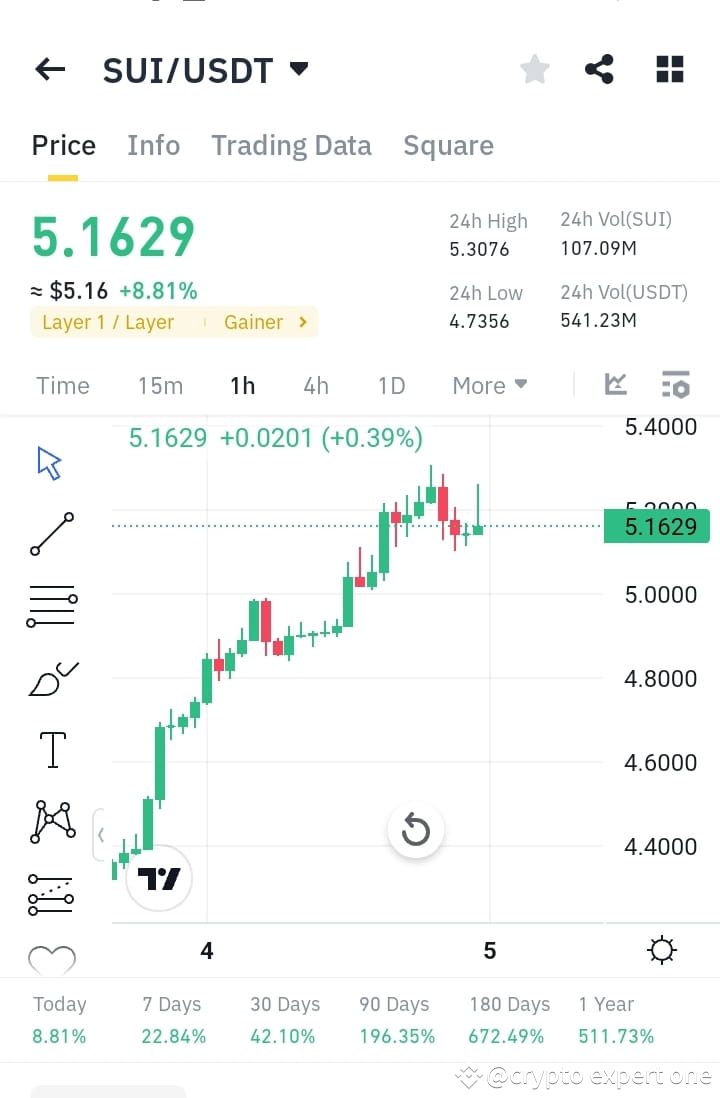 $SUI /USDT Trading Signal - Bullish Momentum in Play 99% con | crypto expert one on Binance Square