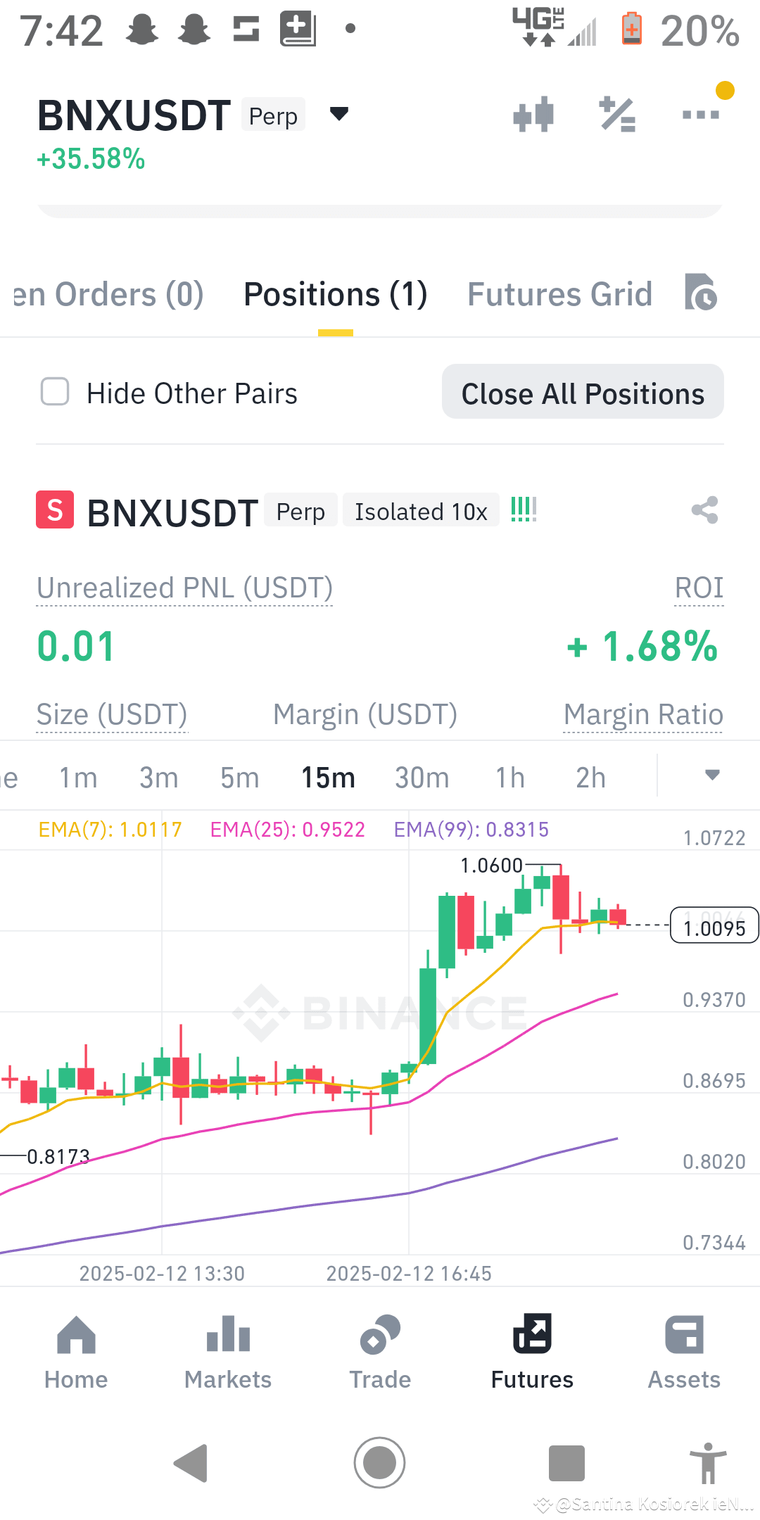 Short this $BNX coin and thank me later 💲💰🤑 | The Third Eye Trading ...
