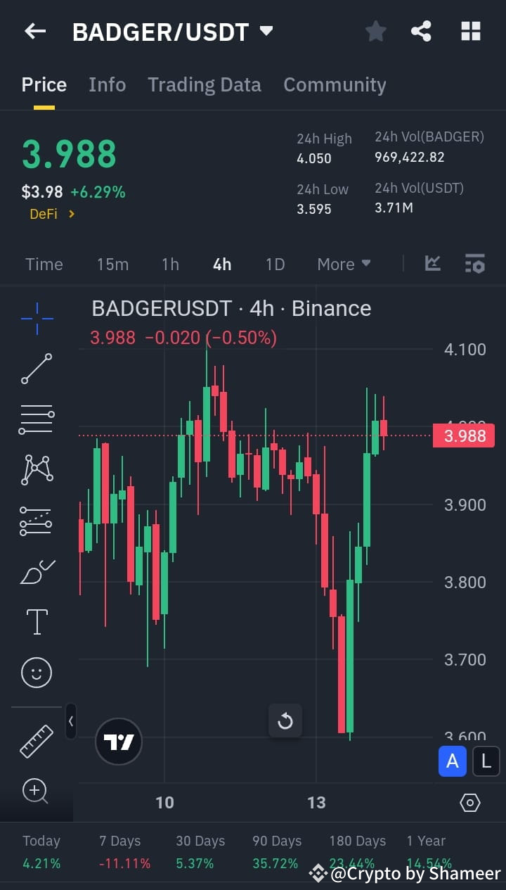 📊 $BADGER / USDT Heating Up: Seize the Moment!🔥 Current Pr | Crypto by Shameer on Binance Square