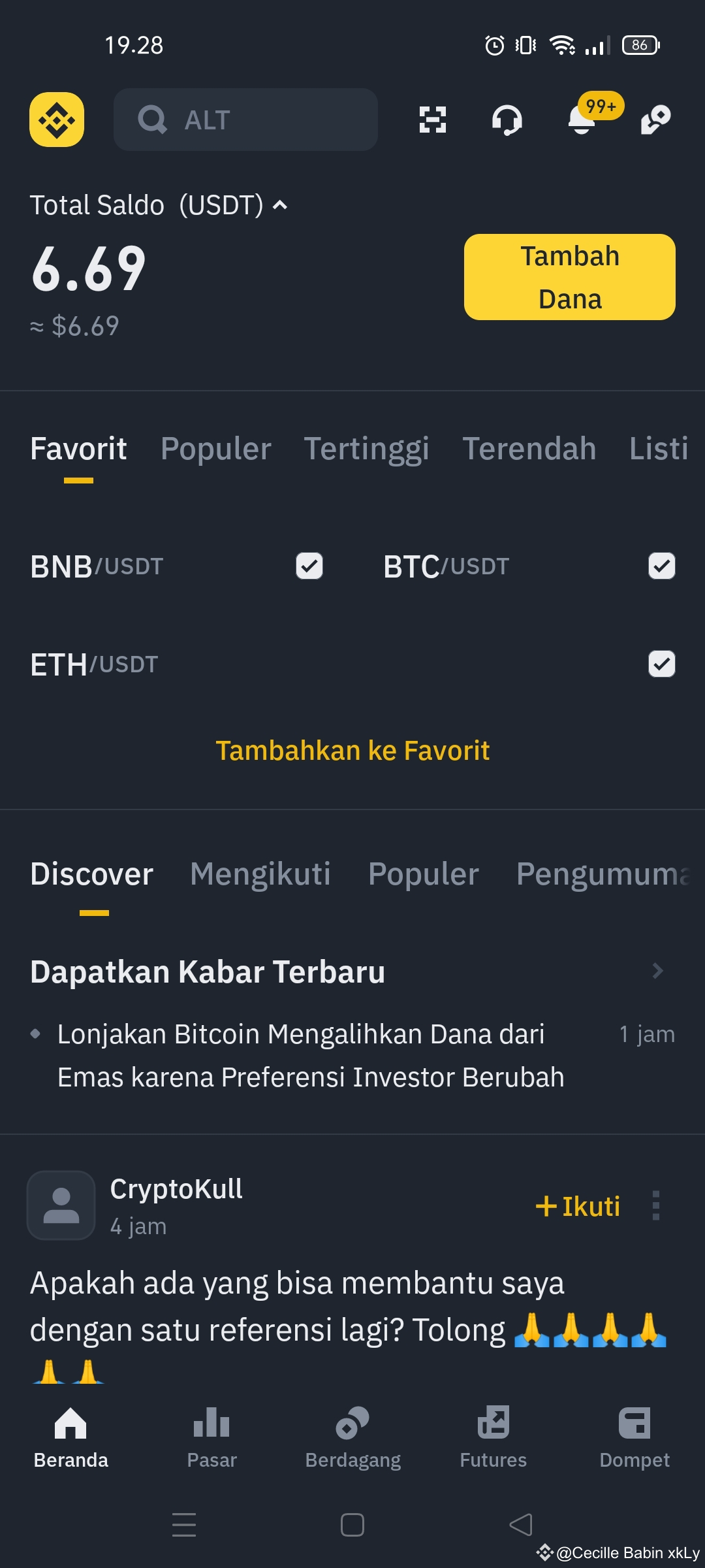 siapa main usdt bayarin gw aja 50k nanti gw tf usdt ny | bing xkLy on Binance Square