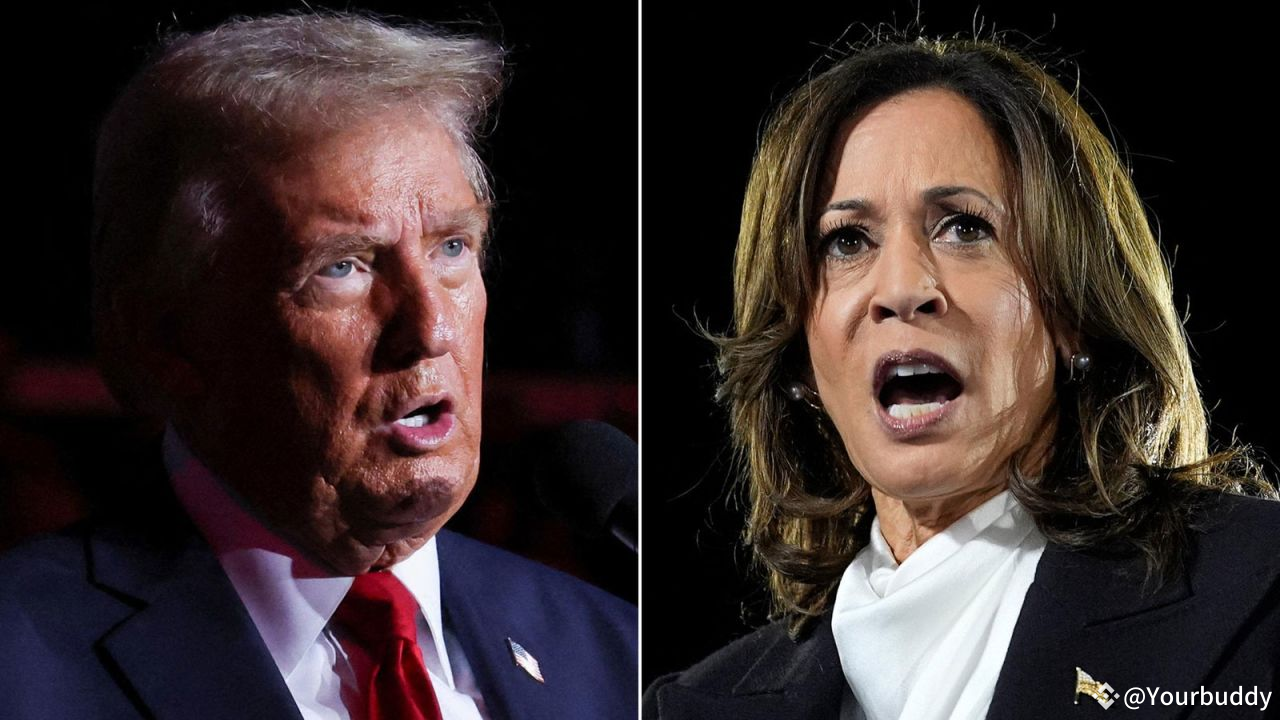 Trump wins 2 key battleground states, CNN projects, as Harris looks for ...