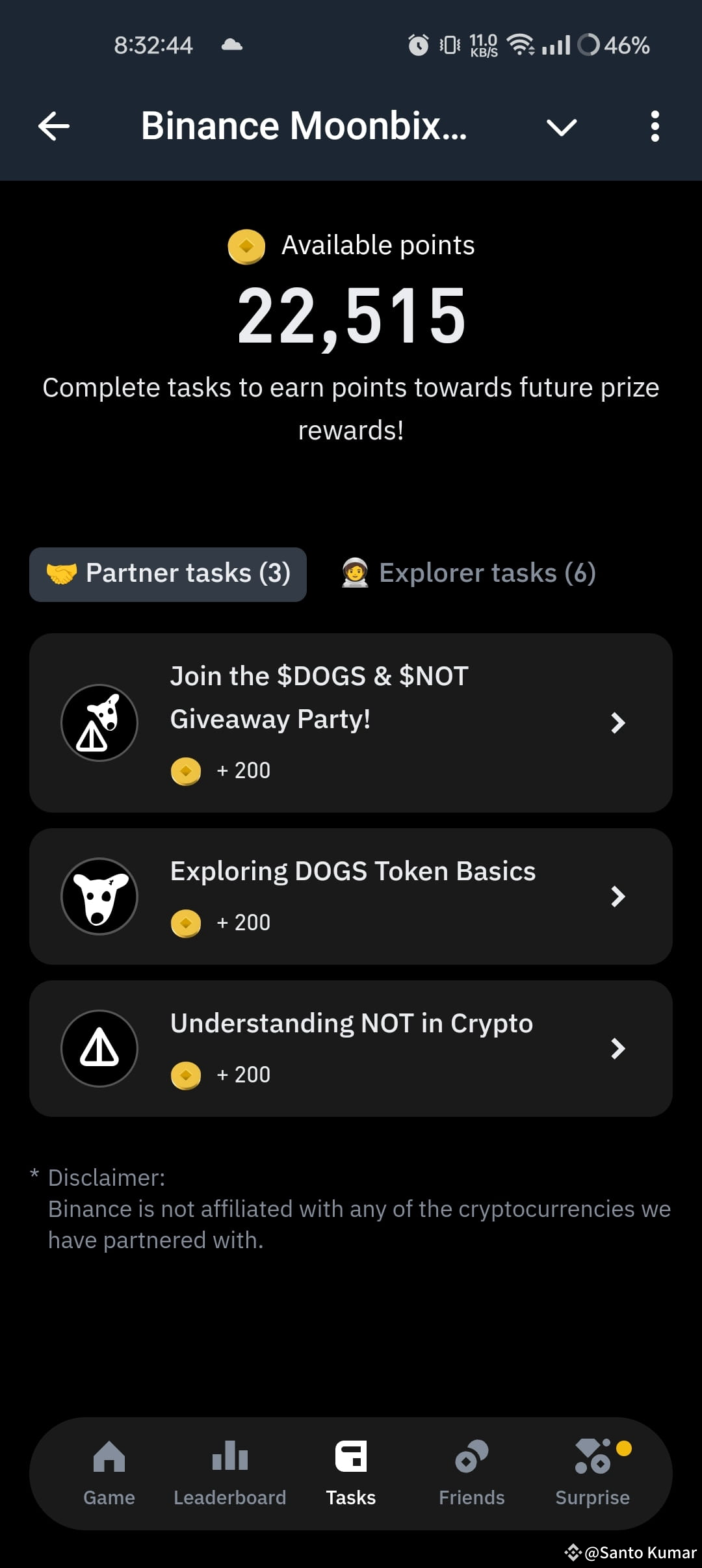 How to complete task #moonbix | Santo Kumar on Binance Square