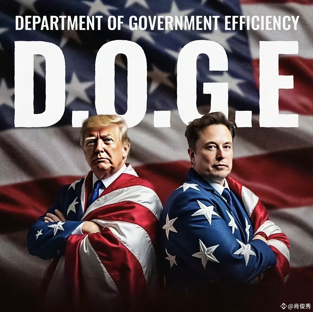 $DOGE The world police president and the world's richest ma | 肖俊秀 on ...