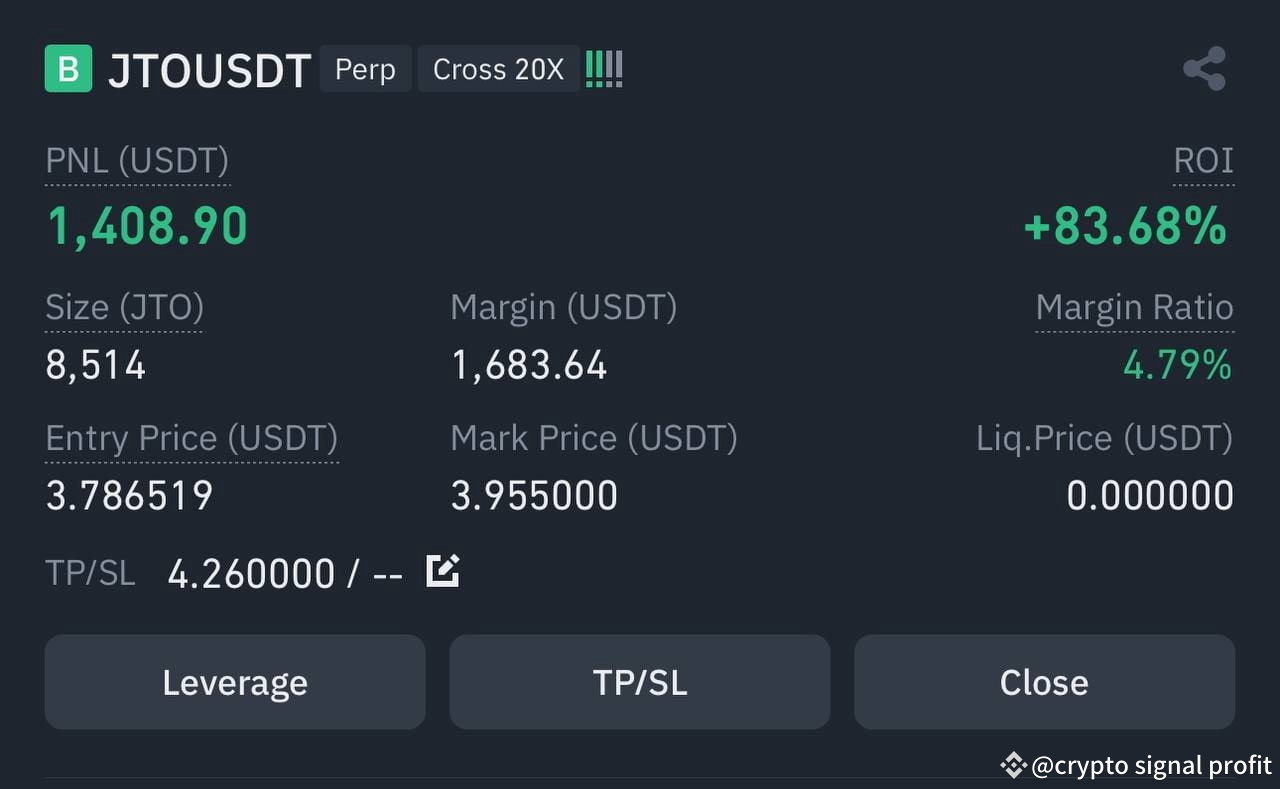 🔰JTO USDT All target Done 🔰 My group signal profit | crypto signal profit on Binance Square