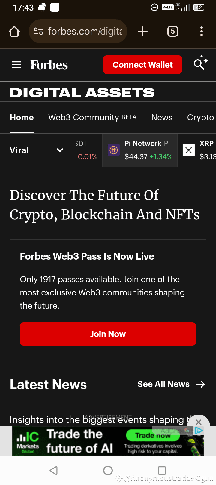 Forbes Crypto Assest add #PiNetwork IOU price whats going o ...