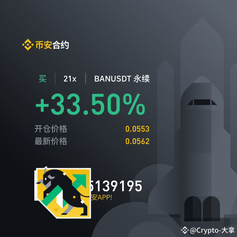 #BAN Yesterday's Banana BAN is still held, and I'm making a | Crypto大拿 ...