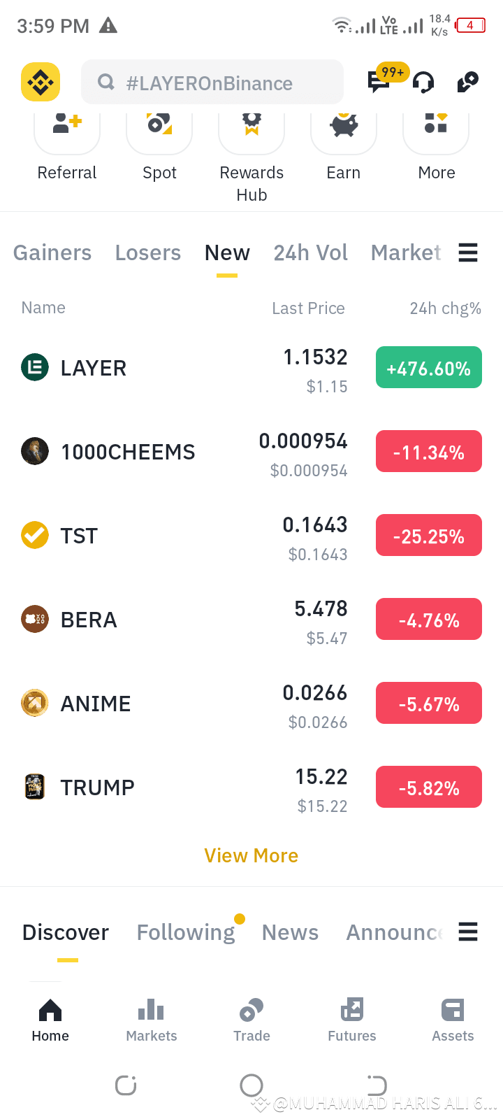 Only one coin $LAYER is in profit so let's buy click layer i | MUHAMMAD ...