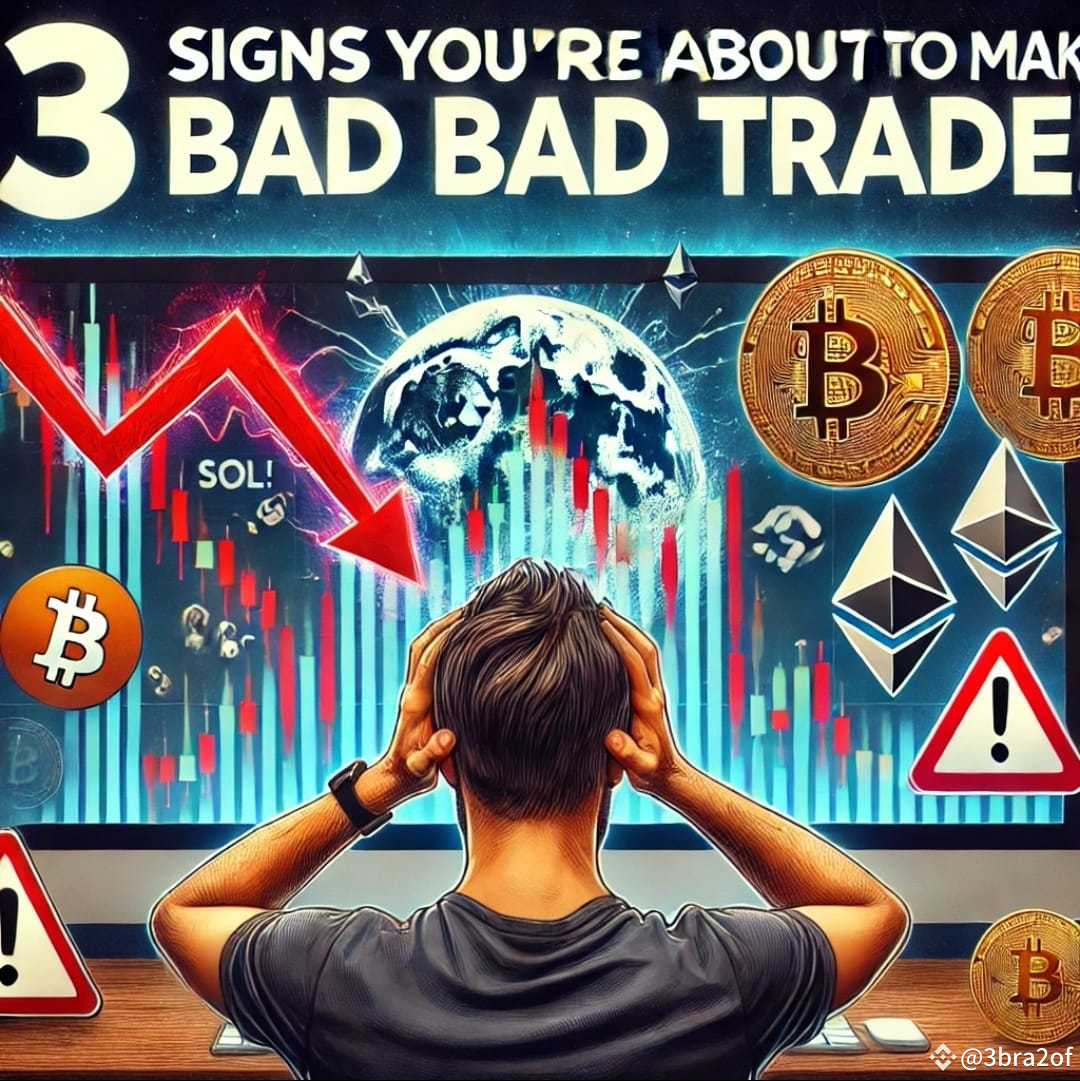 📌 3 Signs You’re About to Make a Bad Trade! 🚨 We've all b | MRTayea on ...