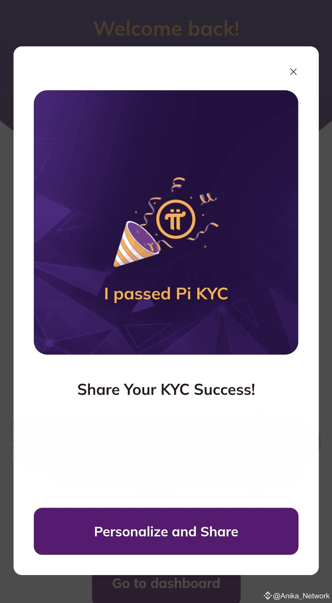 🎉 Finally, I Passed My KYC! 🚀 Hey Pi Family! 👋 I’m beyo | Anika_Network ...