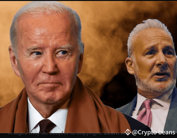 JOE BIDEN SHOULD SELL OFF U.S BITCOIN HOLDING SAYS PETER S | Crypto beans on Binance Square