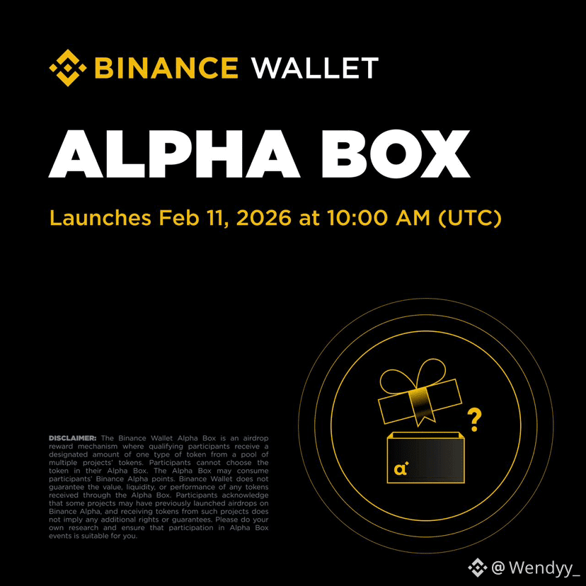 $BNB ALPHA BOX IS LIVE TODAY AT 10:00 UTC. ARE YOU READY TO | Wendyy ...