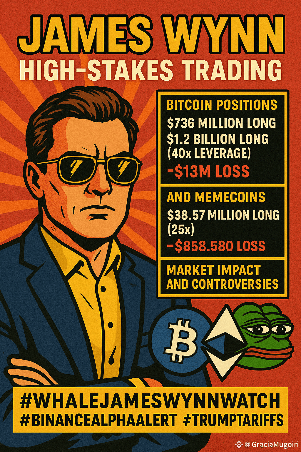 Who is James Wynn? James Wynn is a prominent figure in the | GraciaMugoiri on Binance Square