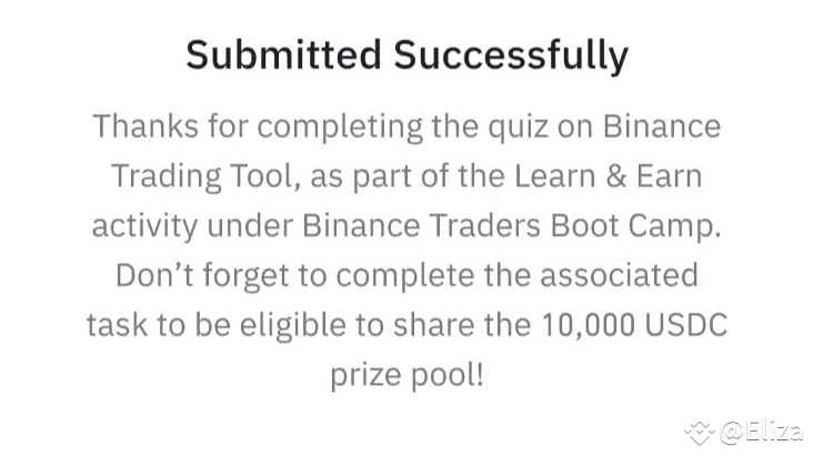 🚨Earn Free USDC with Binance Traders Boot Camp! 💰🚨 | Eliza on Binance ...