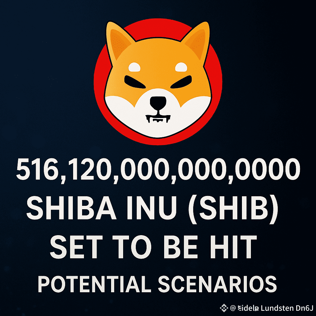 $SHIB $SHIB 516,120,000,000,000 Shiba Inu (SHIB) Set to Be | Miss Rani7898 on Binance Square