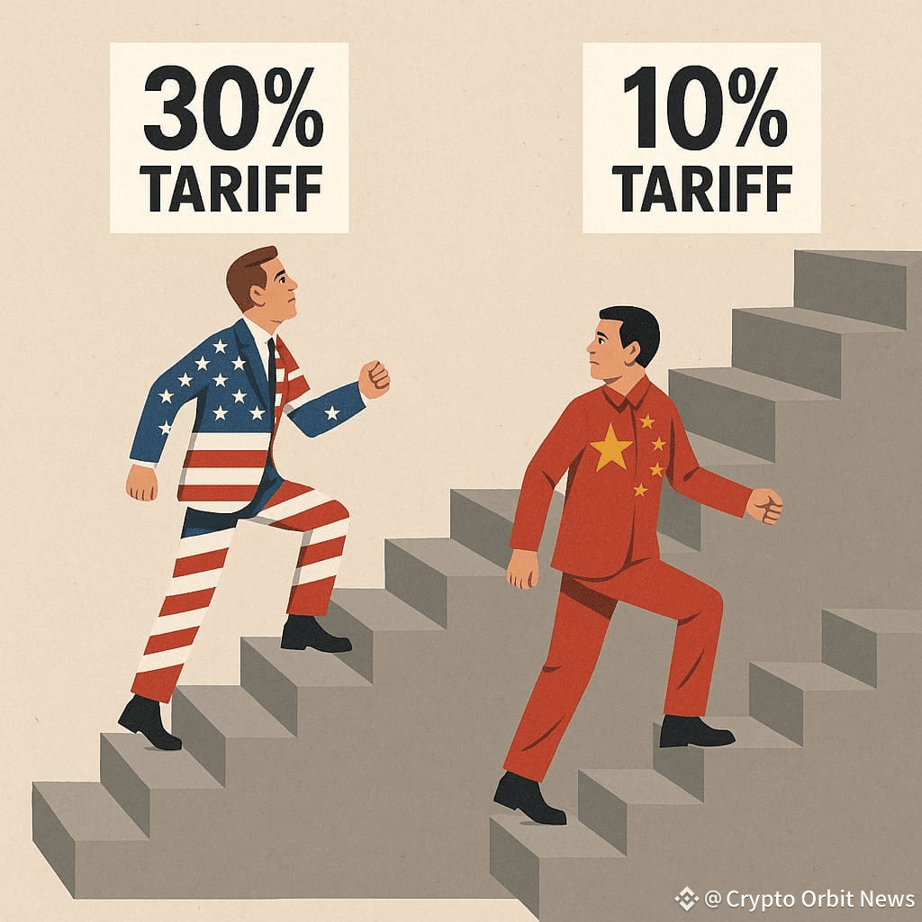 "Climbing the Tariff Ladder — Who’s Winning the Trade War?" | Crypto ...